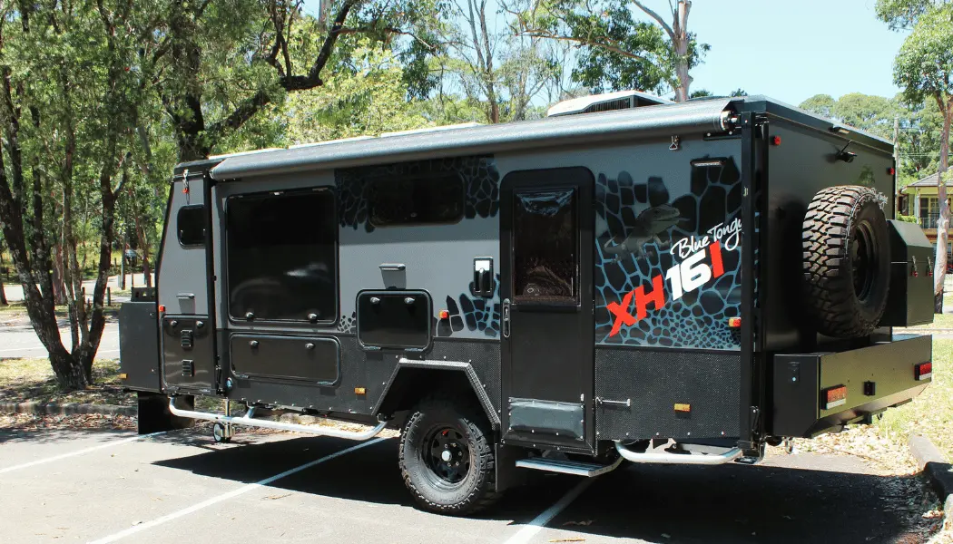 XH16i Hybrid Caravan Hybrid Caravan - Blue Tongue Campers Oz